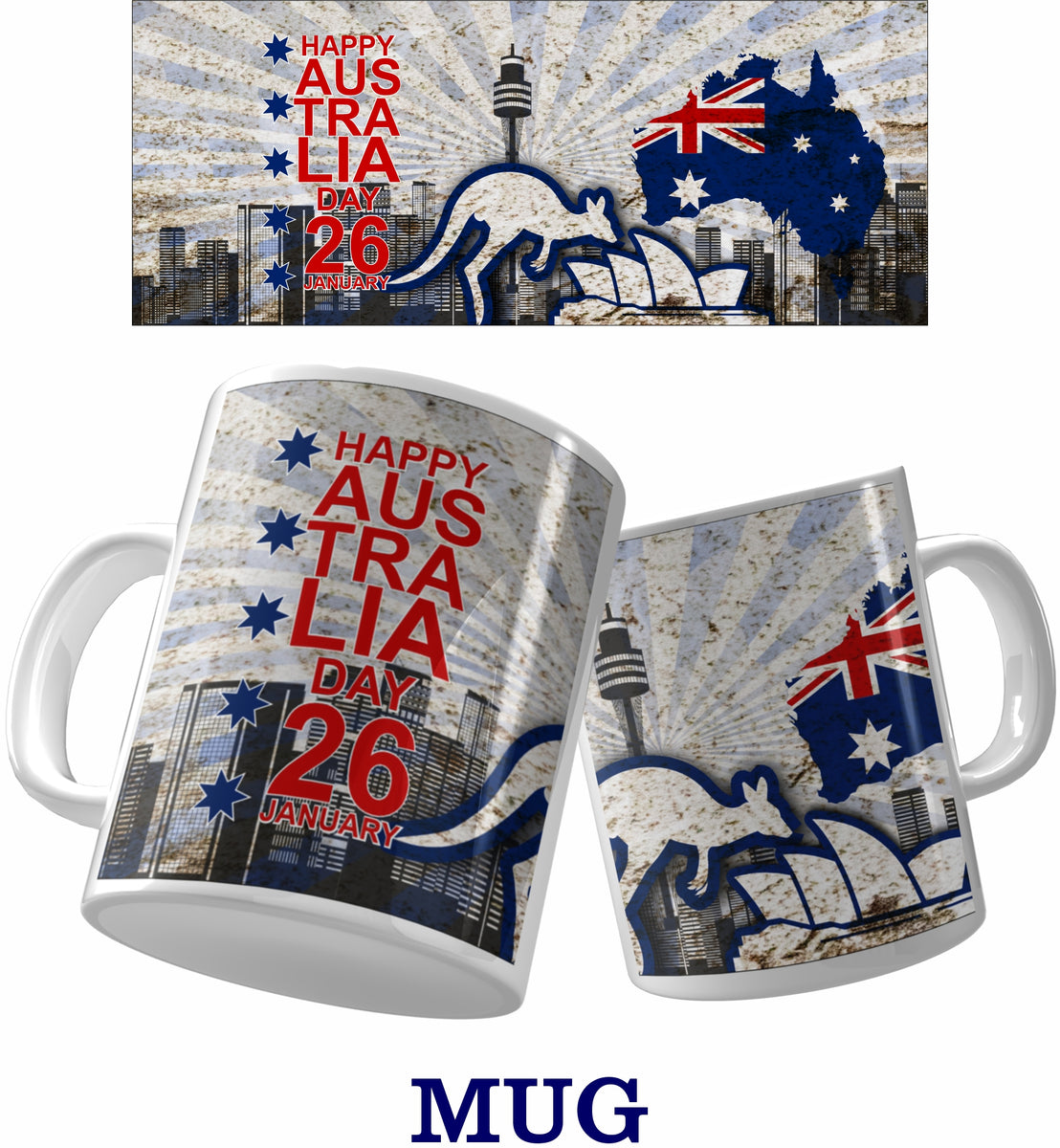 Australia Day 11oz Coffee Mugs – SnC Prints n Signs