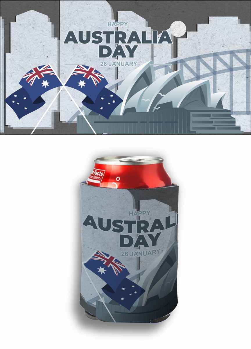 Australia Day Stubby Cooler – SnC Prints n Signs